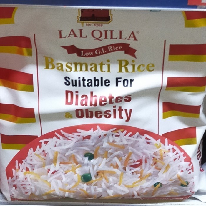 Jual beras basmati lal qilla rice diabetes obesity diabetic 5kg ...