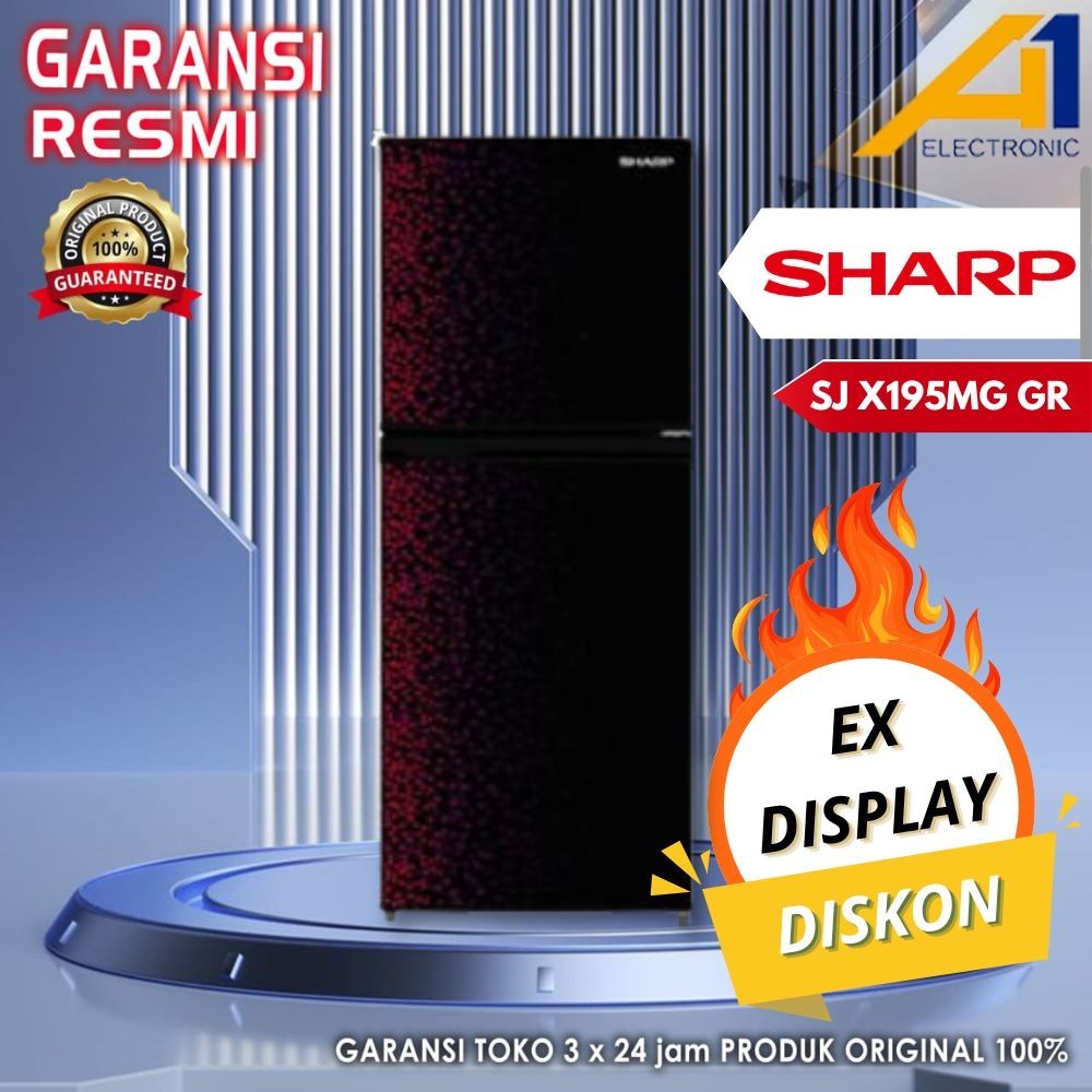 Jual Kulkas SHARP SJ 316MG GR / SJ316MGGR / SJ 316 MG GR 1 Pintu 256 L ...