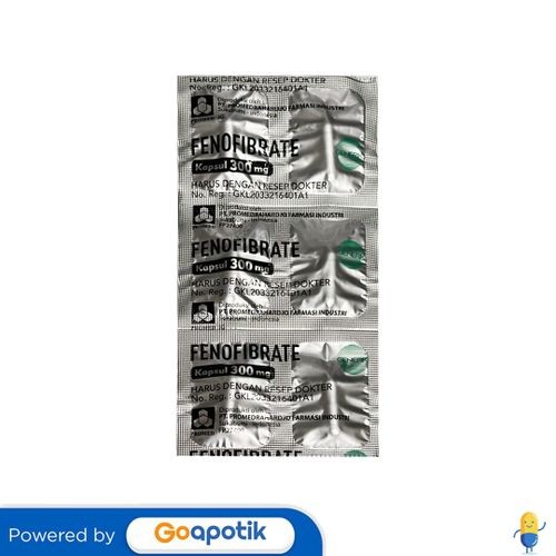 Jual Fenofibrate Promed 300 Mg Strip 6 Kapsul | Shopee Indonesia
