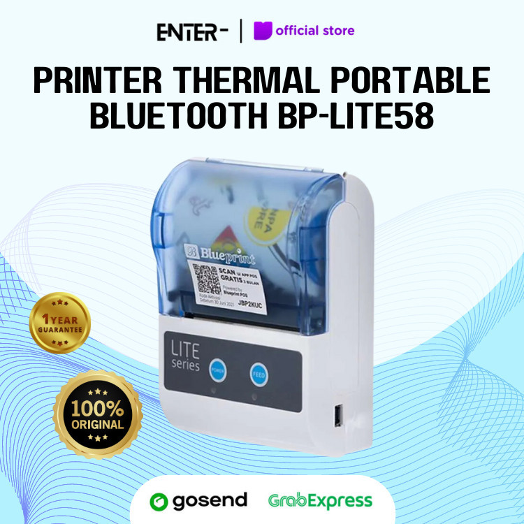 Jual PRINTER BLUEPRINT BP LITE58 LITE, PRINTER PORTABLE STRUCK USB ...