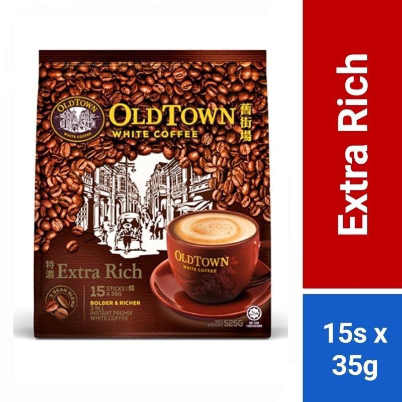 Jual OldTown White Coffee Old Town Malaysia Extra Rich 3in1 kopi 15 sachet | Shopee Indonesia