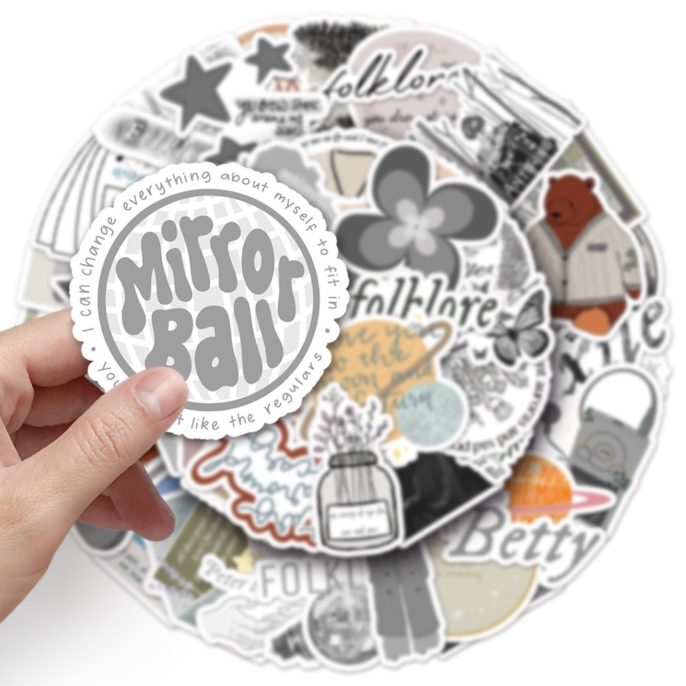 Jual 10/50Pcs Hot Singer Music Album FOLKLORE Stickers Pack DIY Laptop ...