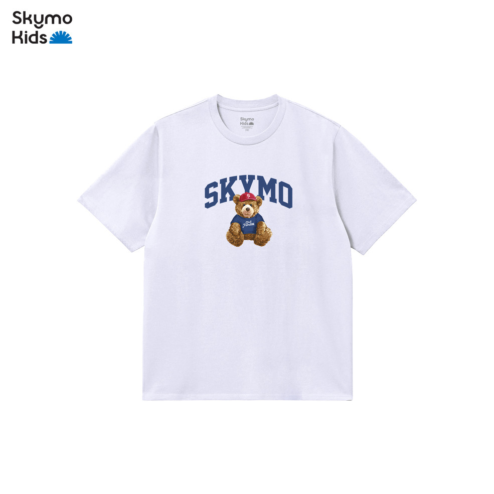 Jual Skymo Apparel Tshirt Kids Bear White | Shopee Indonesia