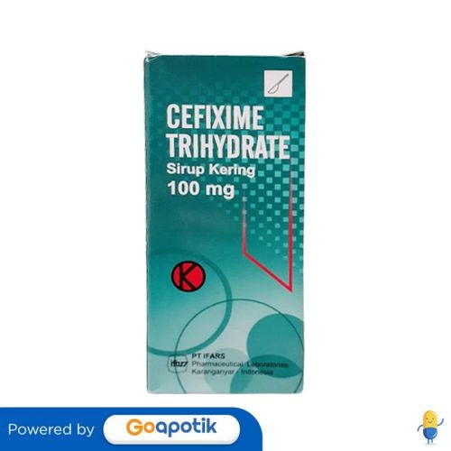 Jual Cefixime Trihydrate Ifars 100 Mg/5 Ml Dry Syrup 30 Ml | Shopee Indonesia