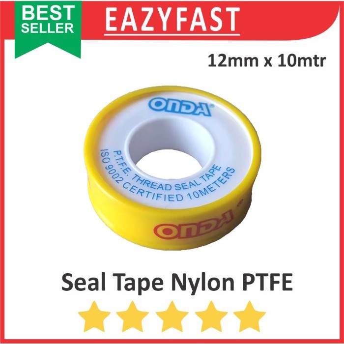 Jual Seal Tape Onda PTFE 1/2" 10m Ulir Pipa Paralon Kran Air Siltip Lem ...