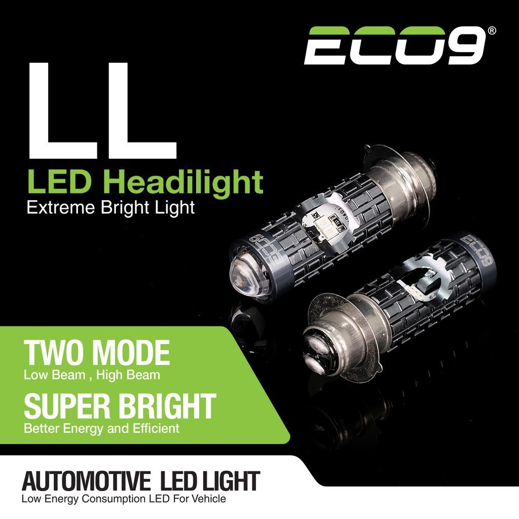 Jual LAMPU UTAMA MOTOR LED LASER D2 H6 LUMINOS LL BEBEK MATIC 2 WARNA ...