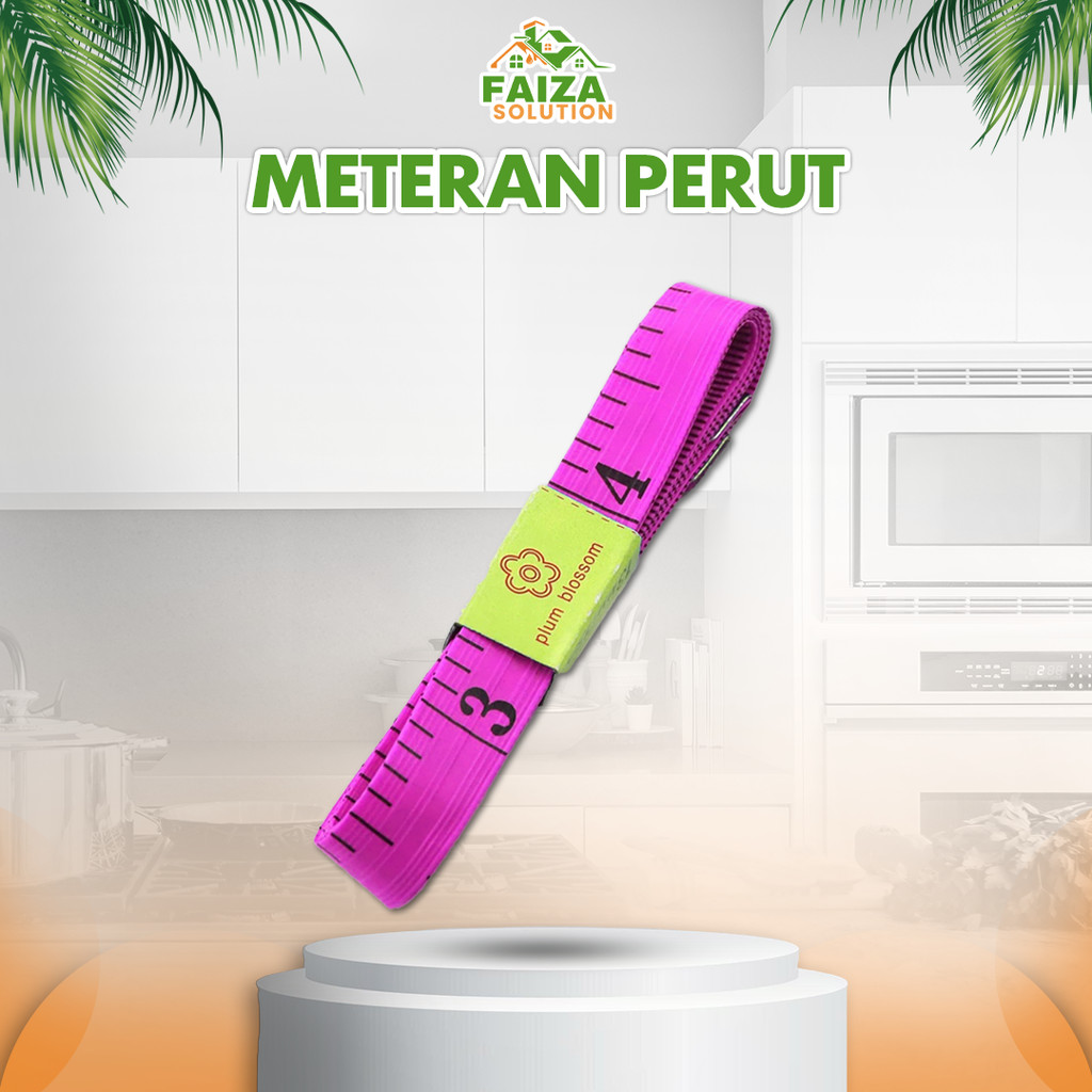 Jual TUNTAS Meteran Kain Baju Badan Jahit Alat Ukur Panjang 150cm 1.5M ...