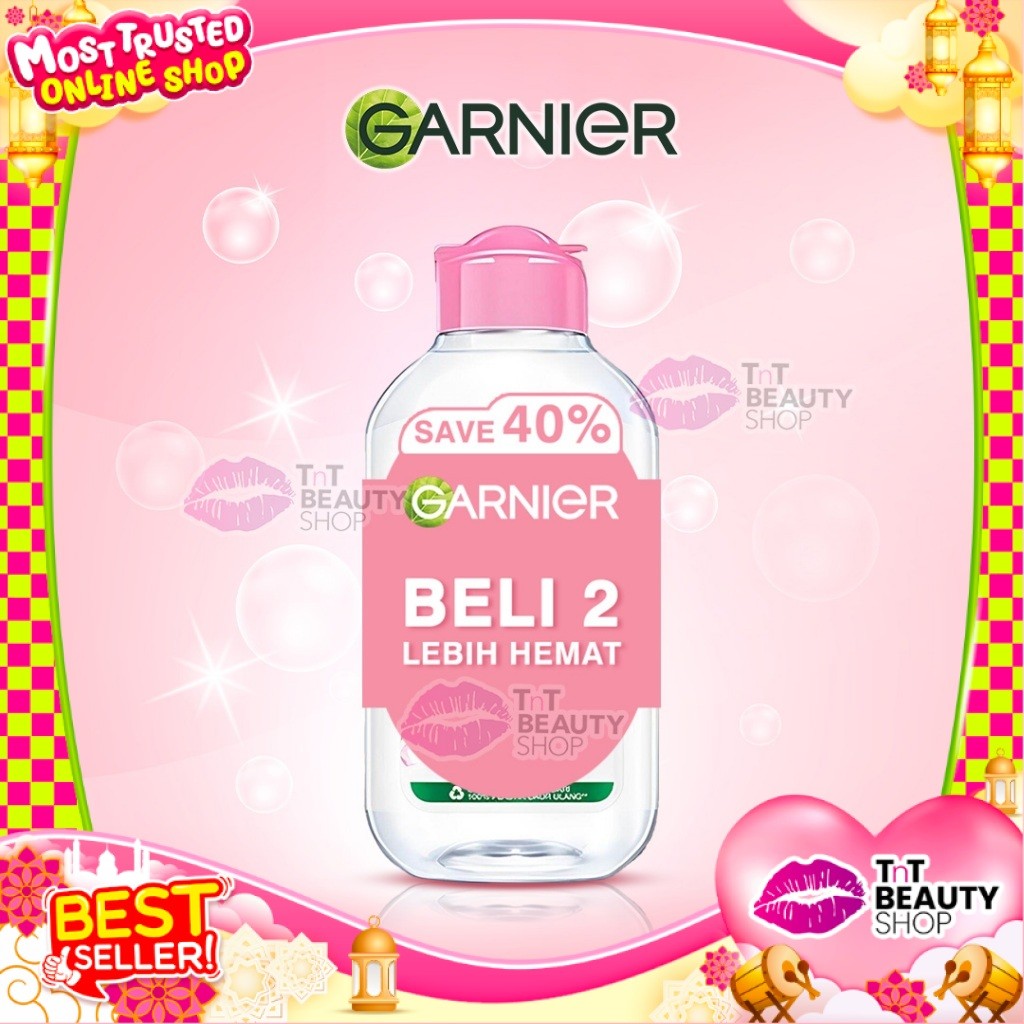 Jual Buy1 Get1 - Garnier Micellar Cleansing Water Pink 125ml | TnT ...