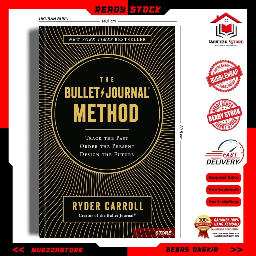 Jual The Bullet Journal Method by Ryder Carroll (English/Indonesia ...
