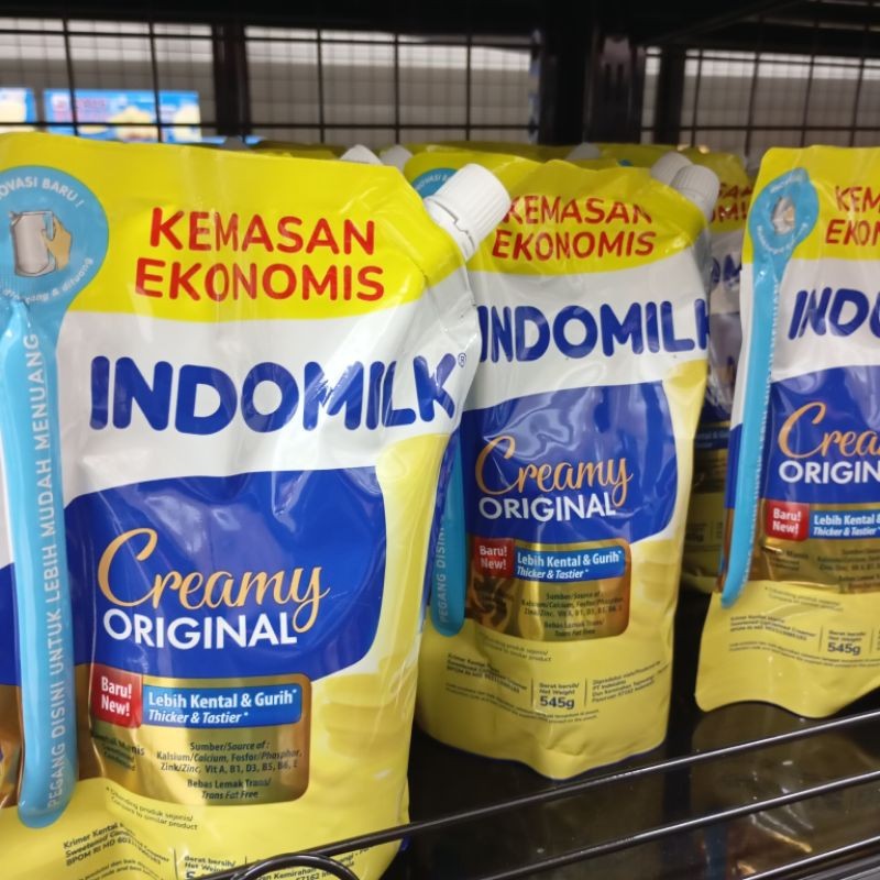 Jual SUSU KENTAL MANIS INDOMILK 545GRAM / SCM INDOMILK POUCH 545GR ...