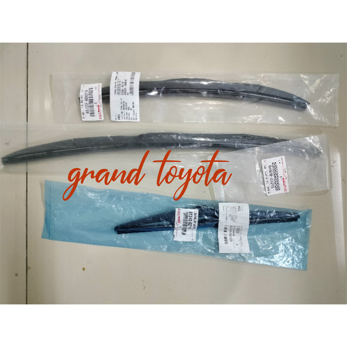 Jual Wiper Blade Toyota Rush 2018-2024 Depan Belakang Set Original Toyota BARU | Shopee Indonesia