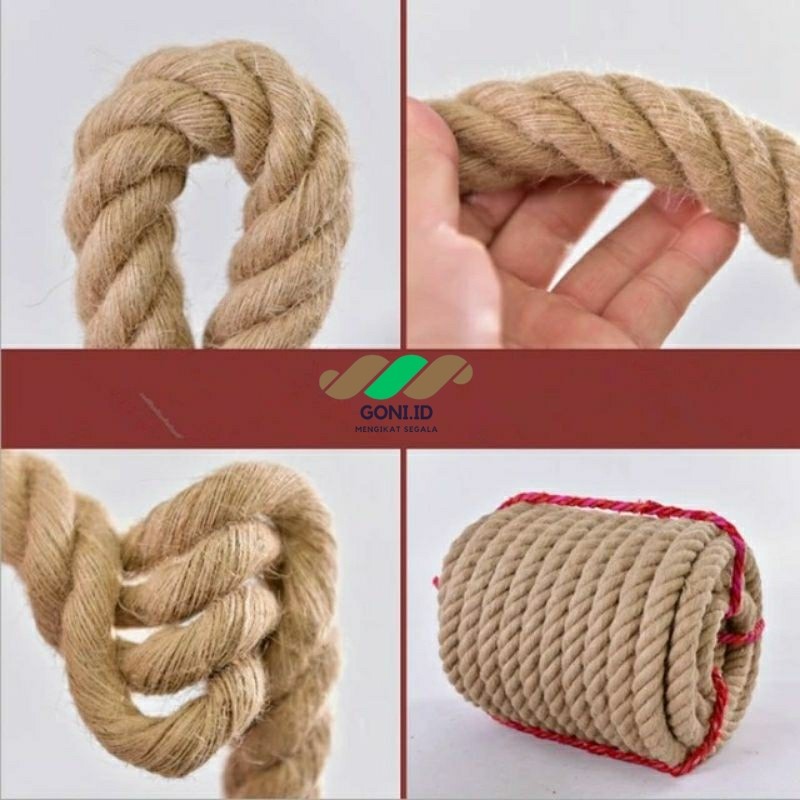Jual TALI TAMBANG GONI 16 - 30MM PANJANG 50 METER- TALI TARIK TAMBANG ...