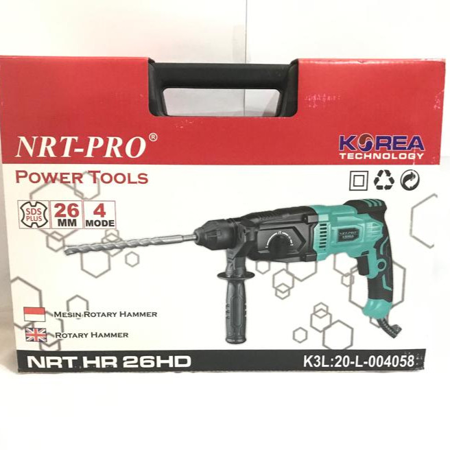 Jual HAMMER DRILL / BOR BETON TEMBOK ROTARY 26 MM HR 26 HD NRT-PRO ...