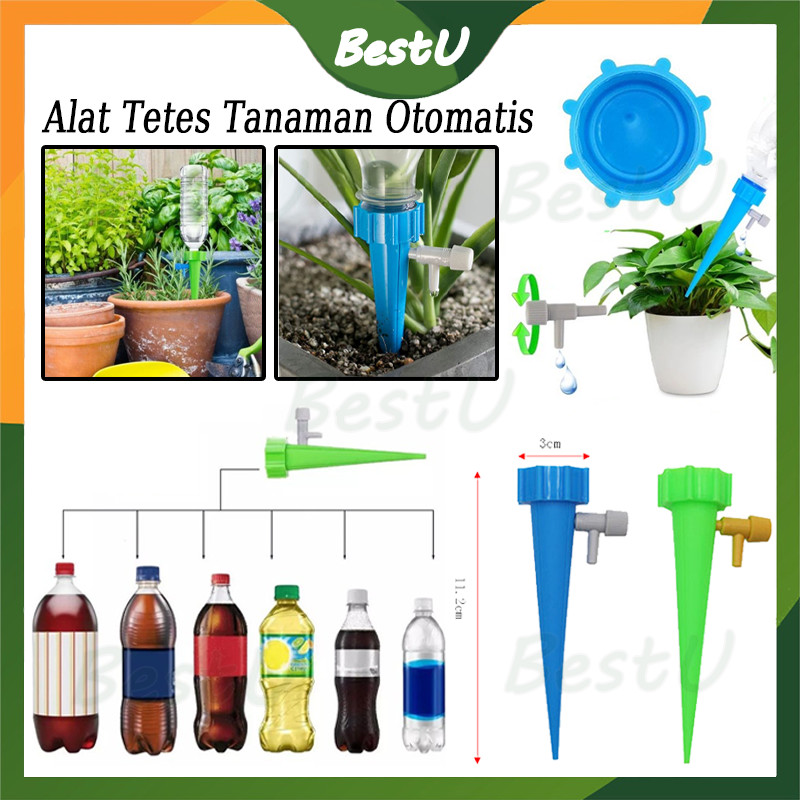 Jual Irigasi Penyiram Pot Tanaman Tetes Otomatis /otomatis alat siram ...