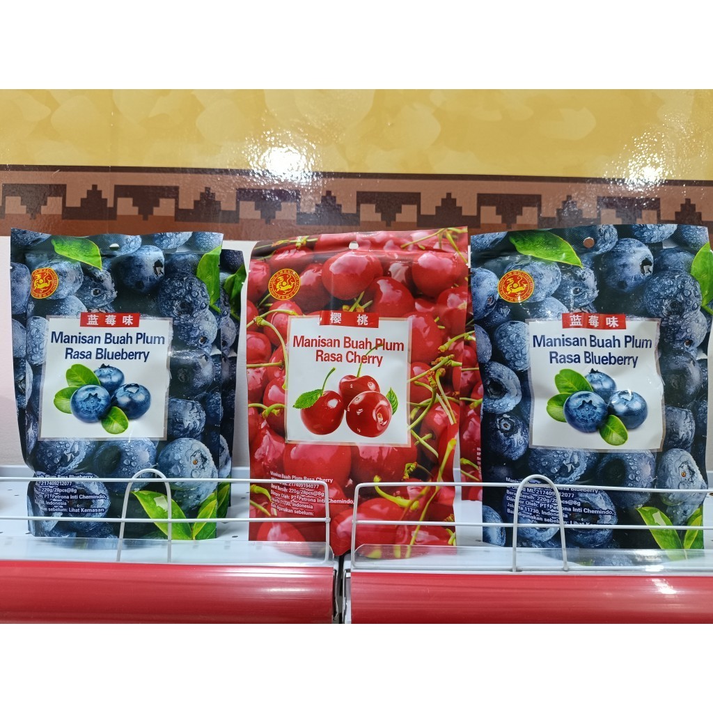 Jual Manisan Buah Plum Rasa Blueberry Dan Cherry | Shopee Indonesia