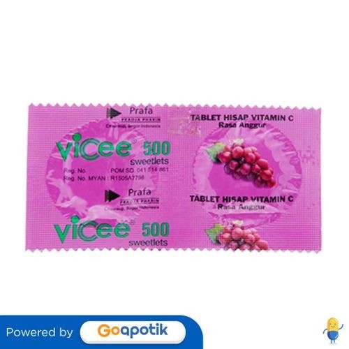Jual Vicee 500 Rasa Anggur Strip 2 Tablet | Shopee Indonesia