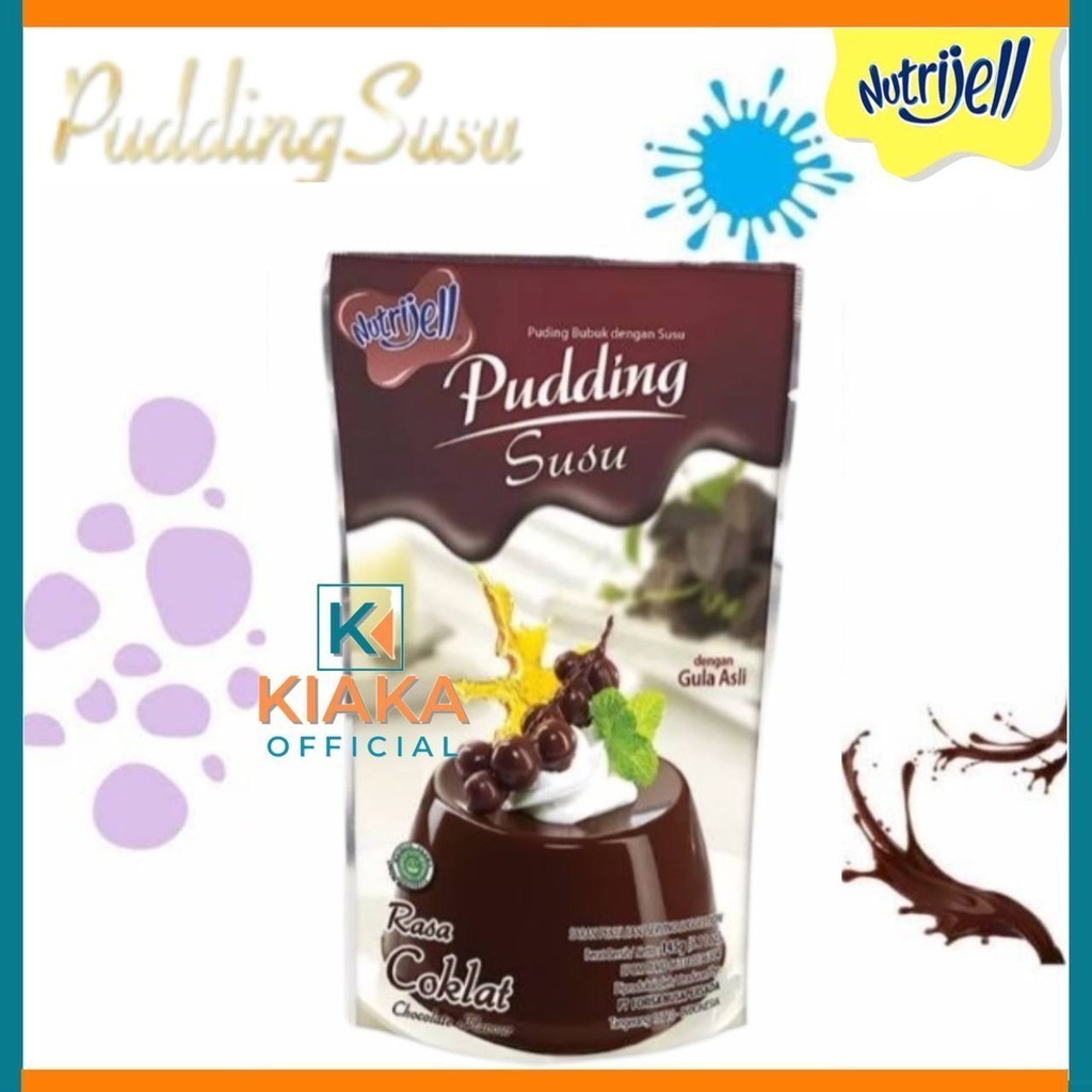 Jual PUDING Bubuk Susu Rasa Coklat NUTRIJEL PUDDING COKELAT | Shopee Indonesia
