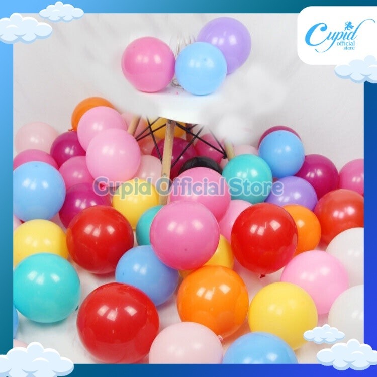 Jual ISI 50 PCS BALLON BIRTHDAY PAKET BALON POLOS LATEX BULAT ULANG ...