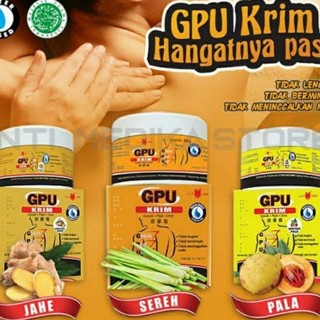 Jual (PROMO) GPU Krim Cap Lang Jahe, Pala, Sereh 150 g Original BPOM ...