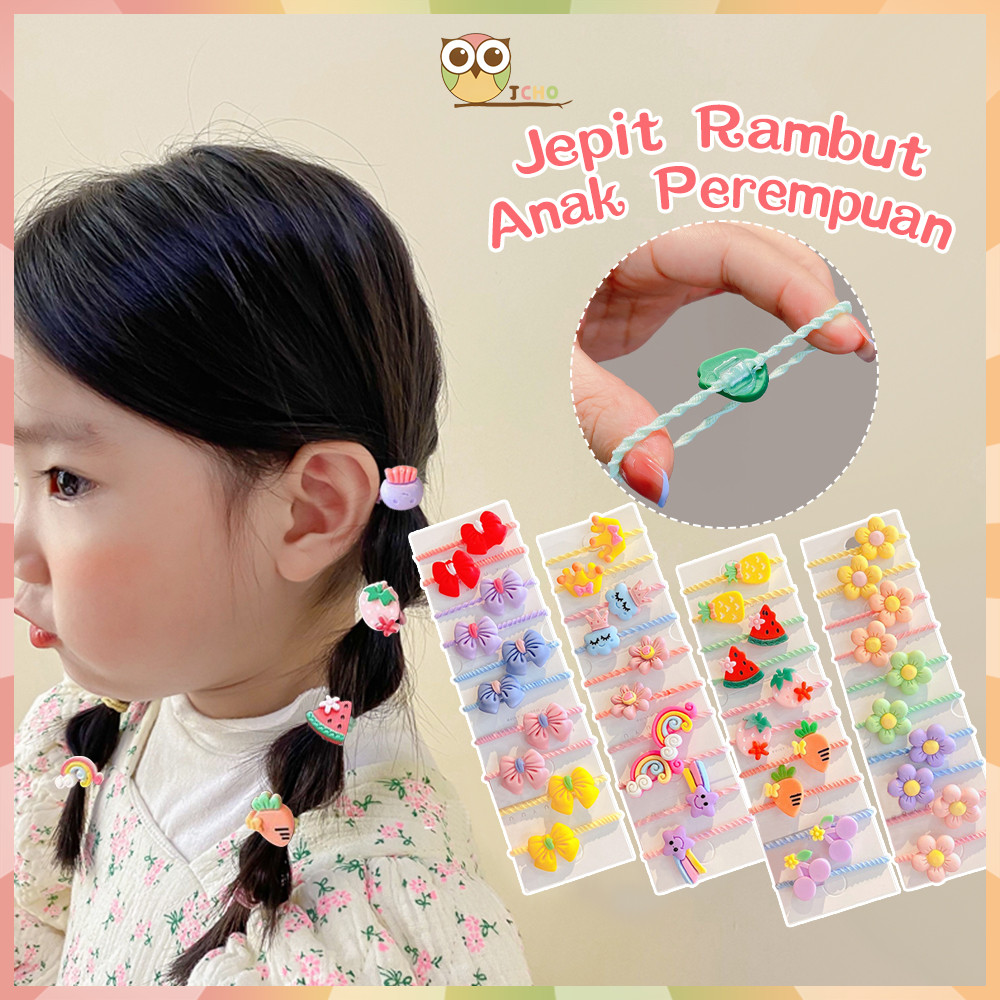 Jual JCHO Ikat Rambut Anak 10Pcs Ikat Karet Rambut Karakter Aksesoris ...