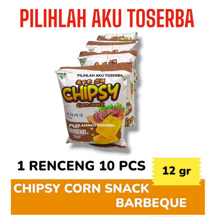 Jual CHIPSY Corn Snack BBQ / BARBEQUE RENCENG - ( HARGA 1 RENCENG ...