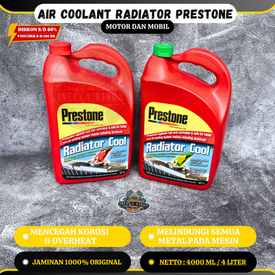 Jual PRESTONE Cairan Pendingin Radiator Coolant ORIGINAL PRESTONE 4 ...