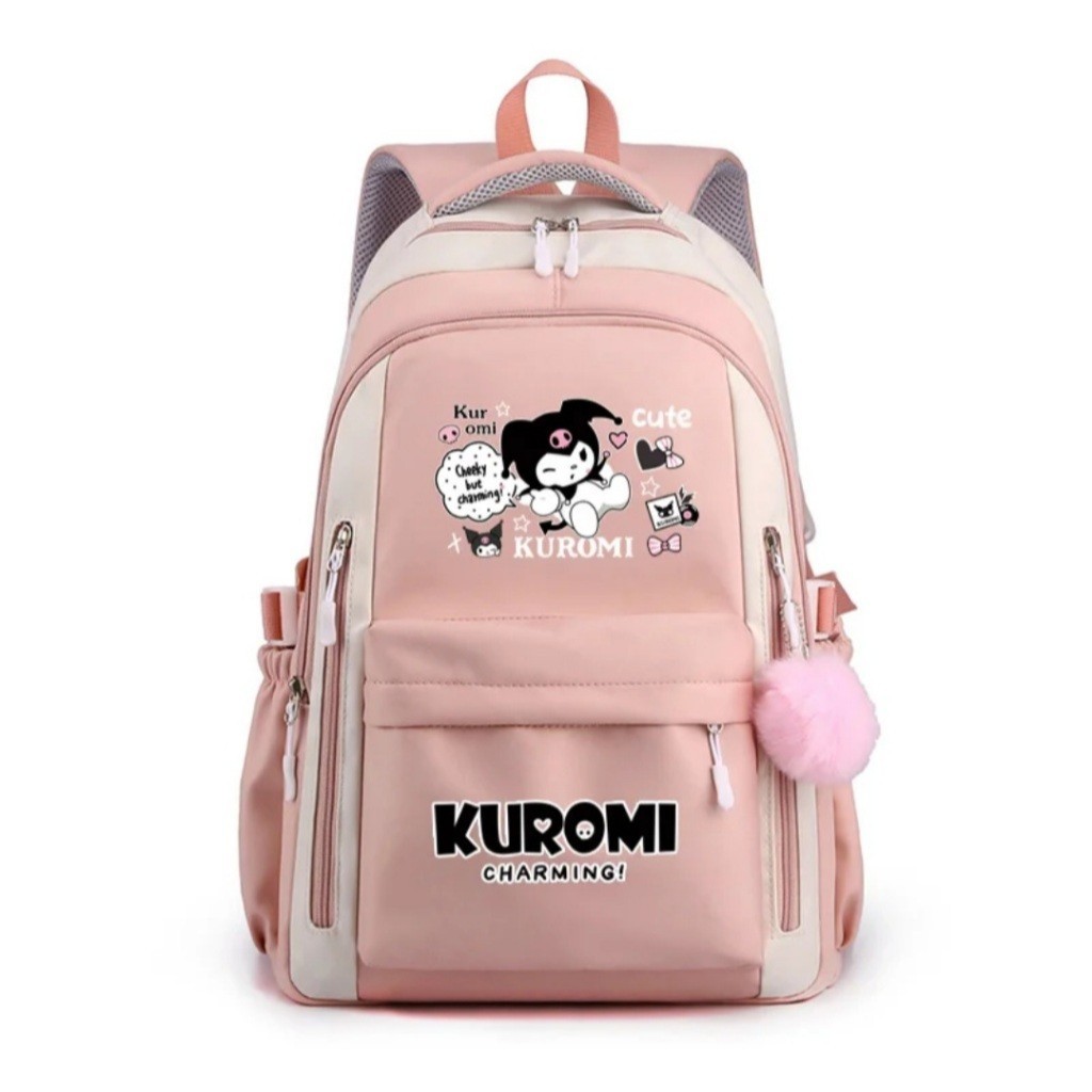 Jual DS0128 KUROMI - TAS RANSEL ANAK TERBARU KUROMI CUTE TAS RANSEL FASHION TAS RANSEL ANAK ...
