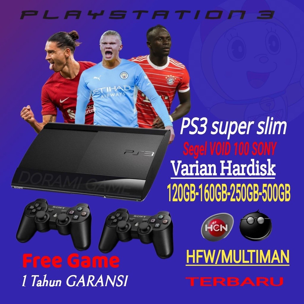 Jual PS3 PS 3 SUPER SLIM HDD 500GB FULL GAME TERBARU 2024 | Shopee ...