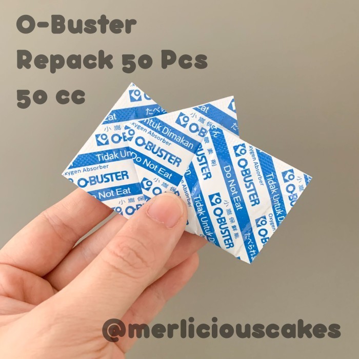 Jual 50 Pcs Repack O Buster 50 cc O-Buster Oxygen Absorber Pengawet ...