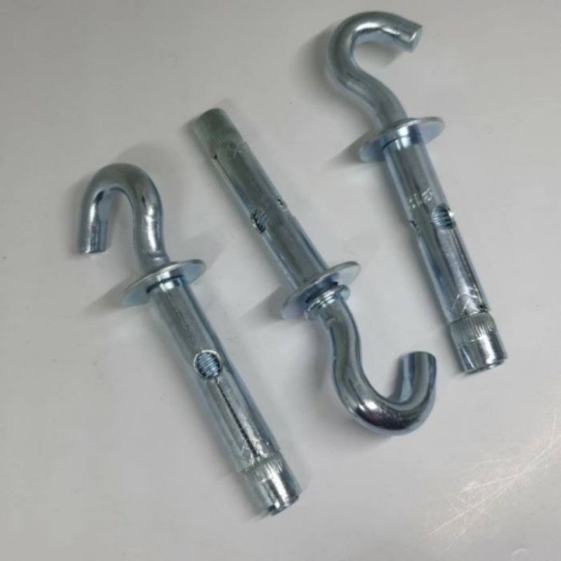 Jual Hook dynabolt m6x8x45 | Hook anchor dynabolt m8x45 | Shopee Indonesia