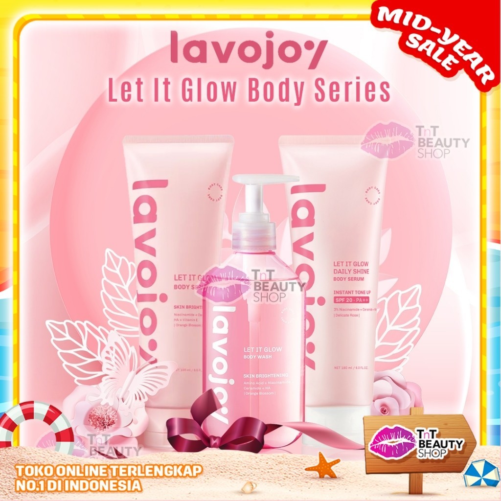 Jual LAVOJOY Let It Glow Body Series /Body Serum Skin Brightening ...