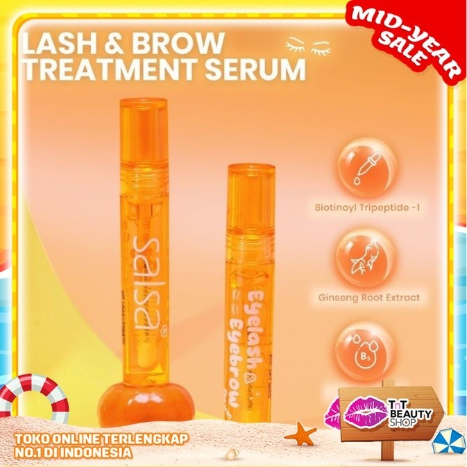 Jual Salsa Eyelash And Eyebrow Serum Serum Bulu Mata Menebalkan Dan