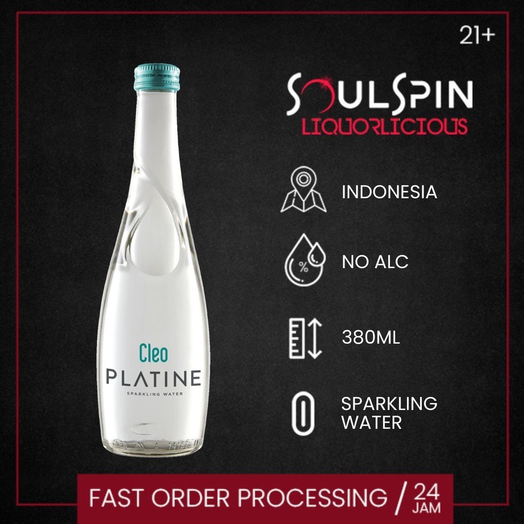 Jual Cleo Platine Sparkling Mineral Water 380ml | Shopee Indonesia