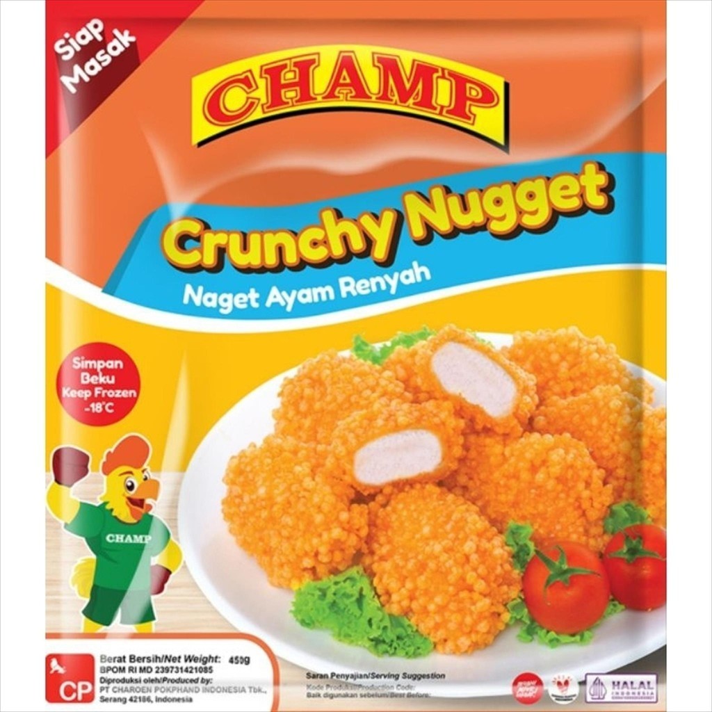 Jual CRUNCHY NUGGET 450 CHAMP | Shopee Indonesia