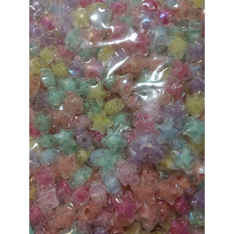 Jual HIASAN MANIK MANIK PERMATA manik bintang mote isi besar 1,5cm ...