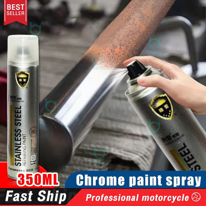 Jual 【COD】350 ML Cat Semprot Chrome Sapporo Chrome Spray Paint Anti Karat Warna Stainless Cat ...