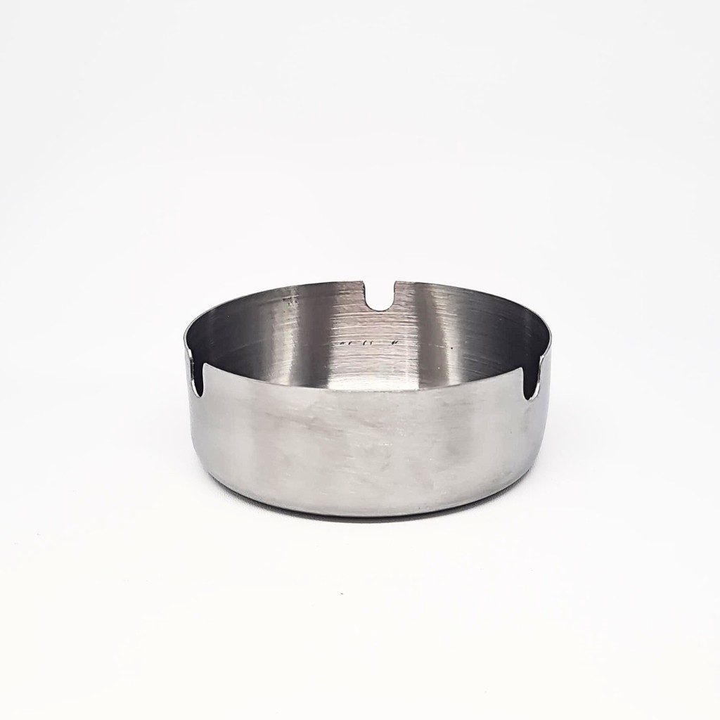 Jual Asbak Stainless Steel Bulat 8cm Ashtray | Shopee Indonesia