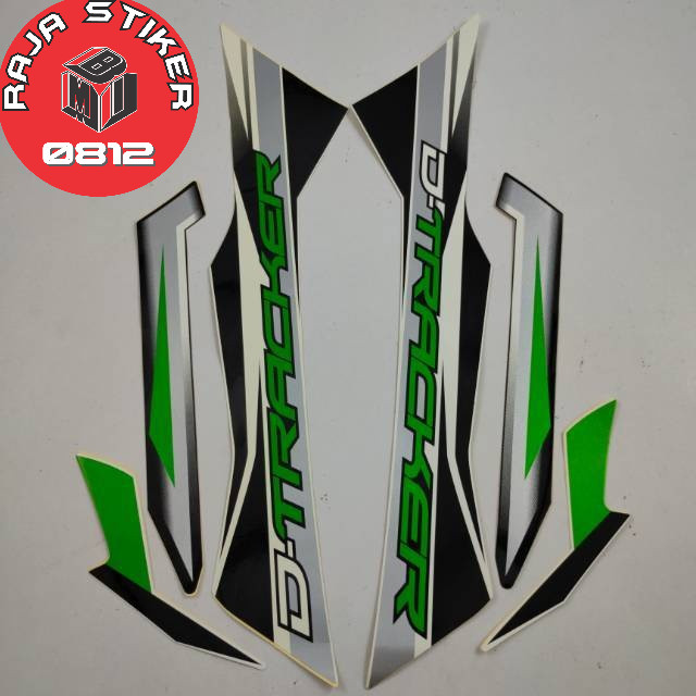 Jual Striping Stiker Sepeda Motor List motor kawasaki D-Tracker putih ...