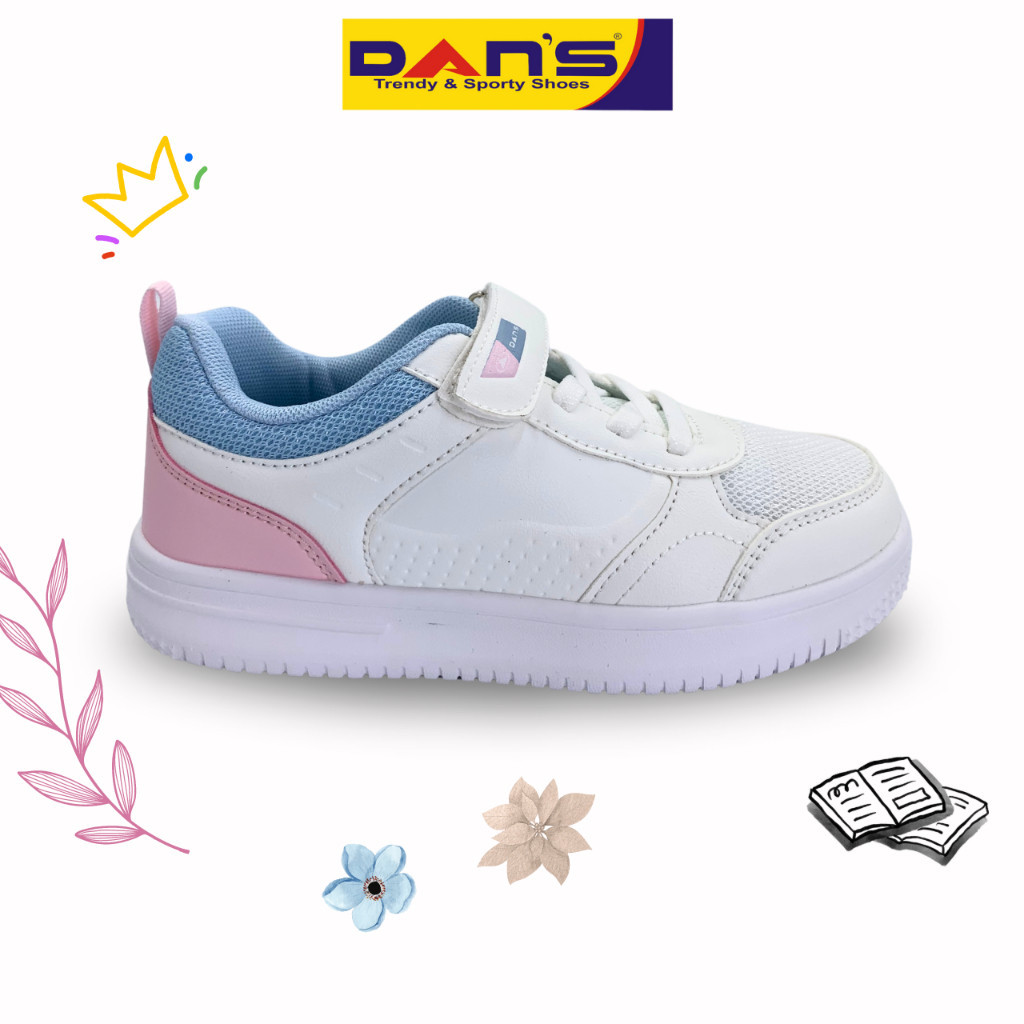 Jual Sepatu Dans Andrea Sepatu Sneakers Anak Perempuan - White/Blue ...