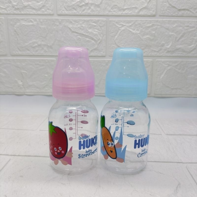 Jual Botol Susu Baby Huki PC Dot Gepeng/Baby Huki Round Bottle ...