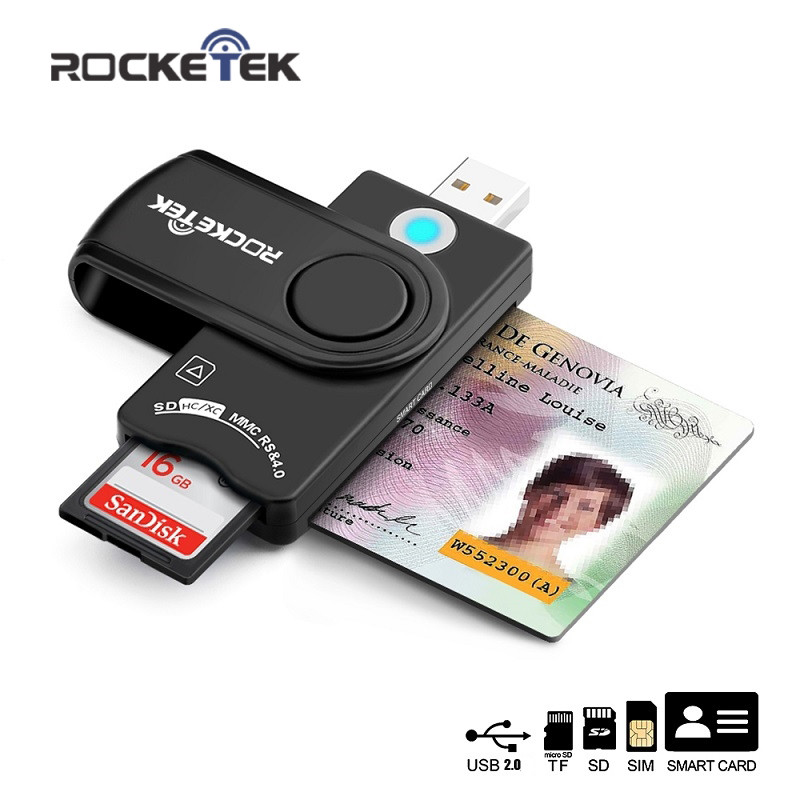 Jual For Windows OS USB Card reader,smart card reader For SD micro SD ...
