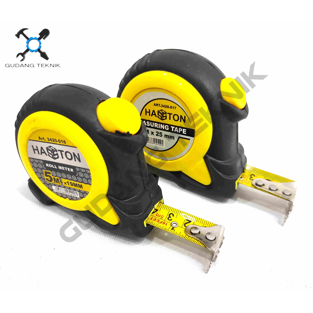 Jual Meteran Roll 3M 5M 7.5M AUTO STOP Body KARET HASSTON PROHEX / Roll ...
