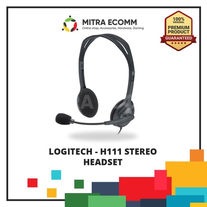 Jual HEADSET H111 LOGITECH H 111 | Shopee Indonesia