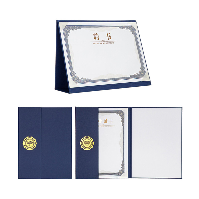 Jual Hardcover Stamped Certificate Folder for Honor, Letter of ...