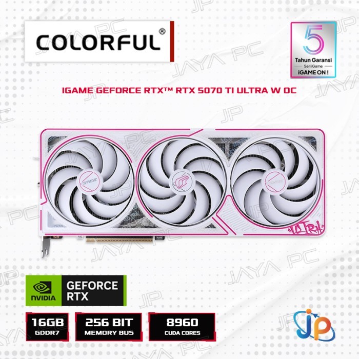 Jual VGA Colorful IGame GeForce RTX 5070 Ti Ultra W OC 16GB - 16 GB ...