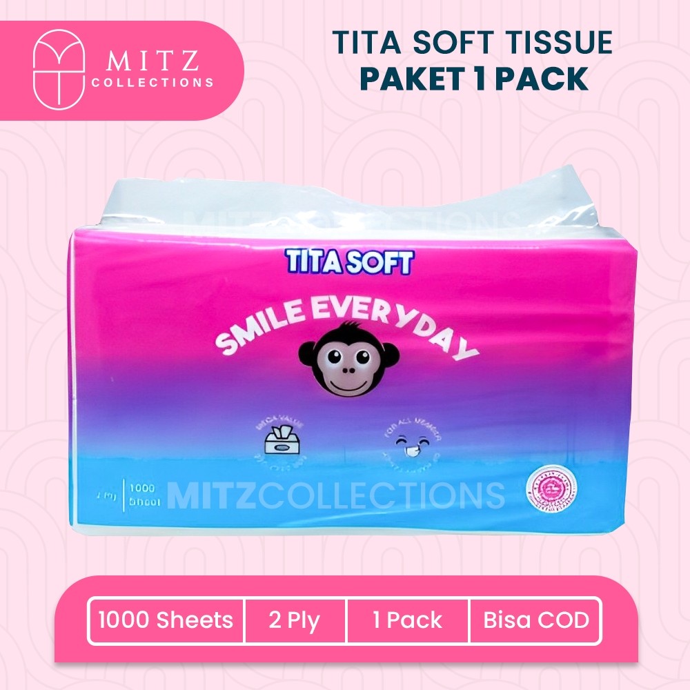 Jual Tita soft 1000 sheet Tisu Wajah Tissue muka 1000 's Tita Soft ...