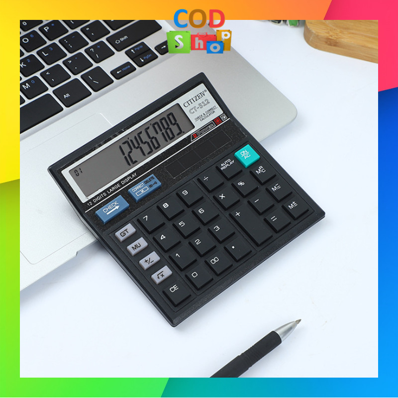 Jual COD - 6551 Kalkulator Dagang CT-512 / Kalkulator Dual Power / 12 ...