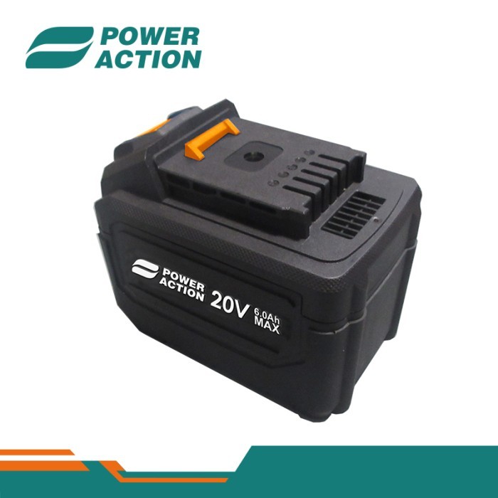 Jual POWER ACTION BP60 20V 6 Ah BATTERY PACK PREMIUM BATERAI CORDLESS ...