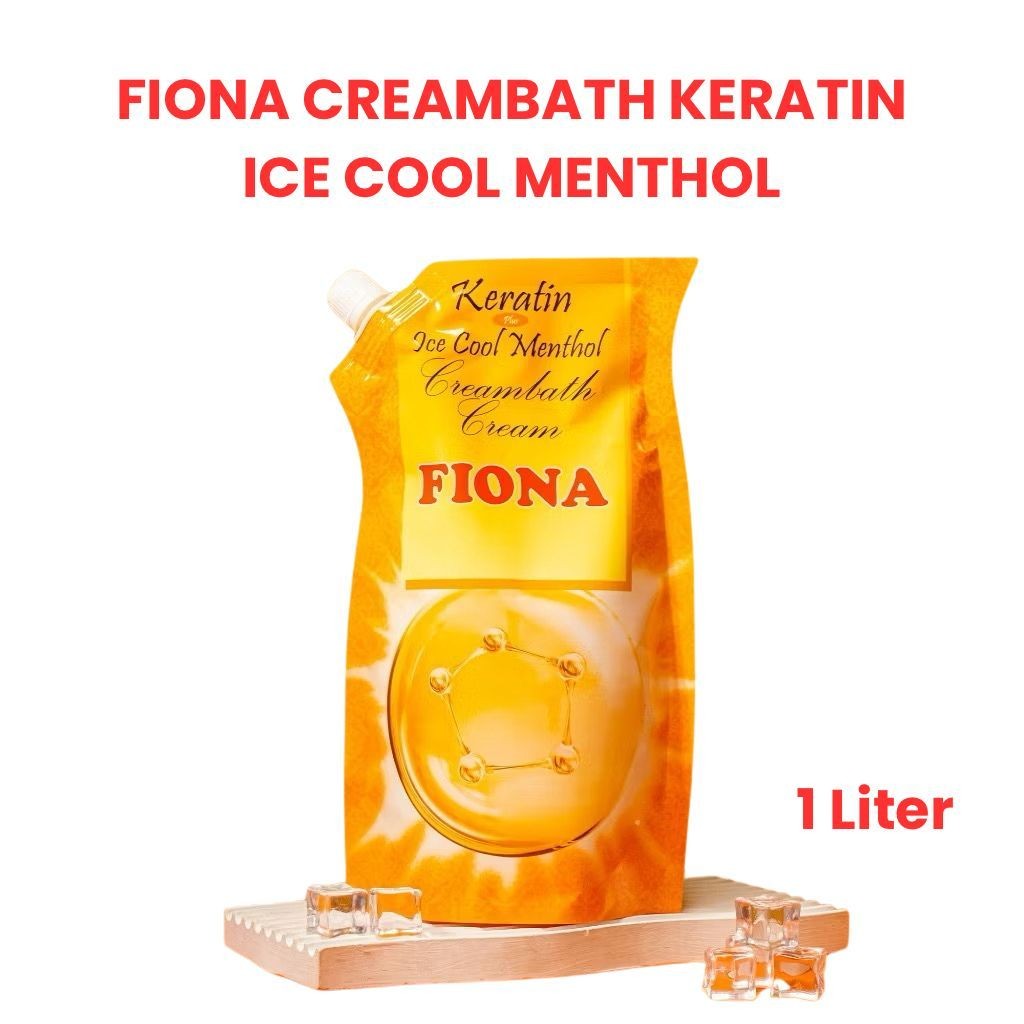 Jual Fiona Creambath Keratin Ice Cool Menthol 1Liter / Perawatan Rambut ...