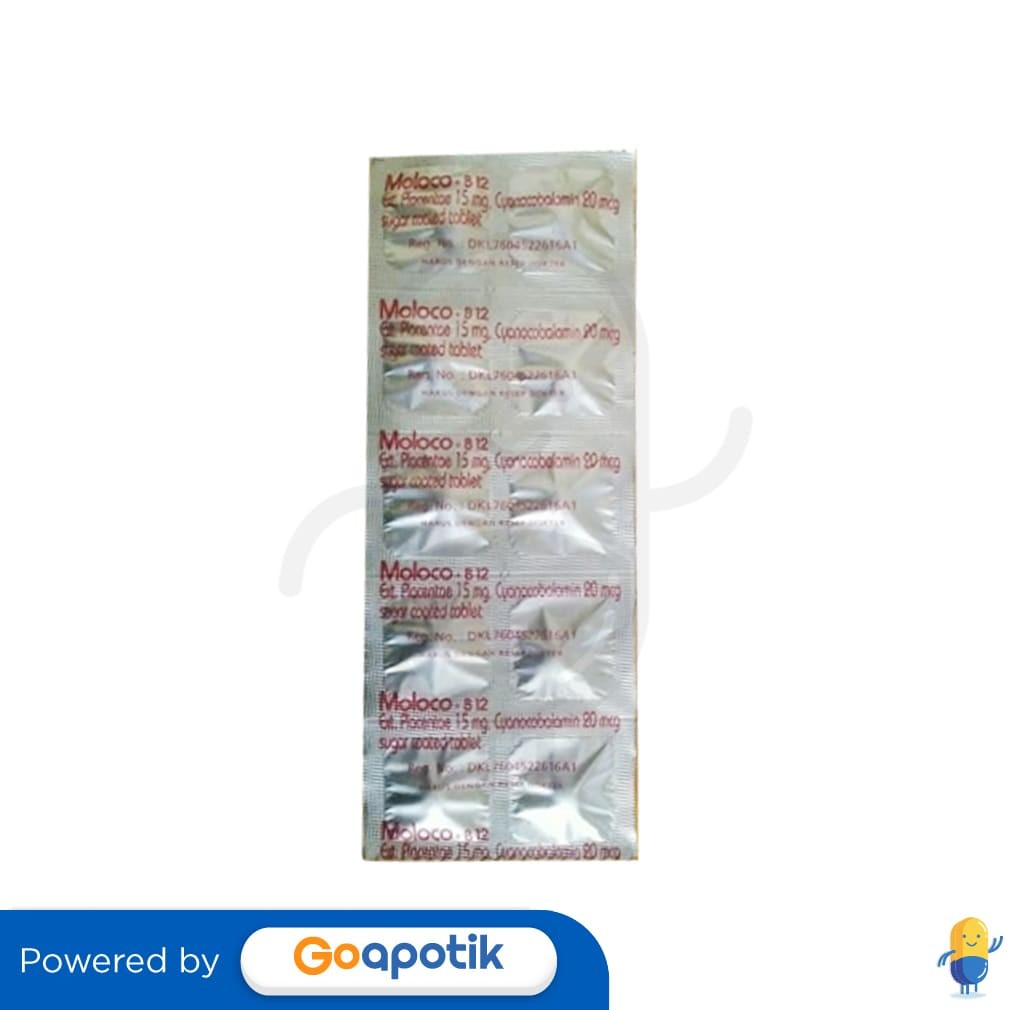 Jual Moloco B12 Strip 10 Tablet | Shopee Indonesia